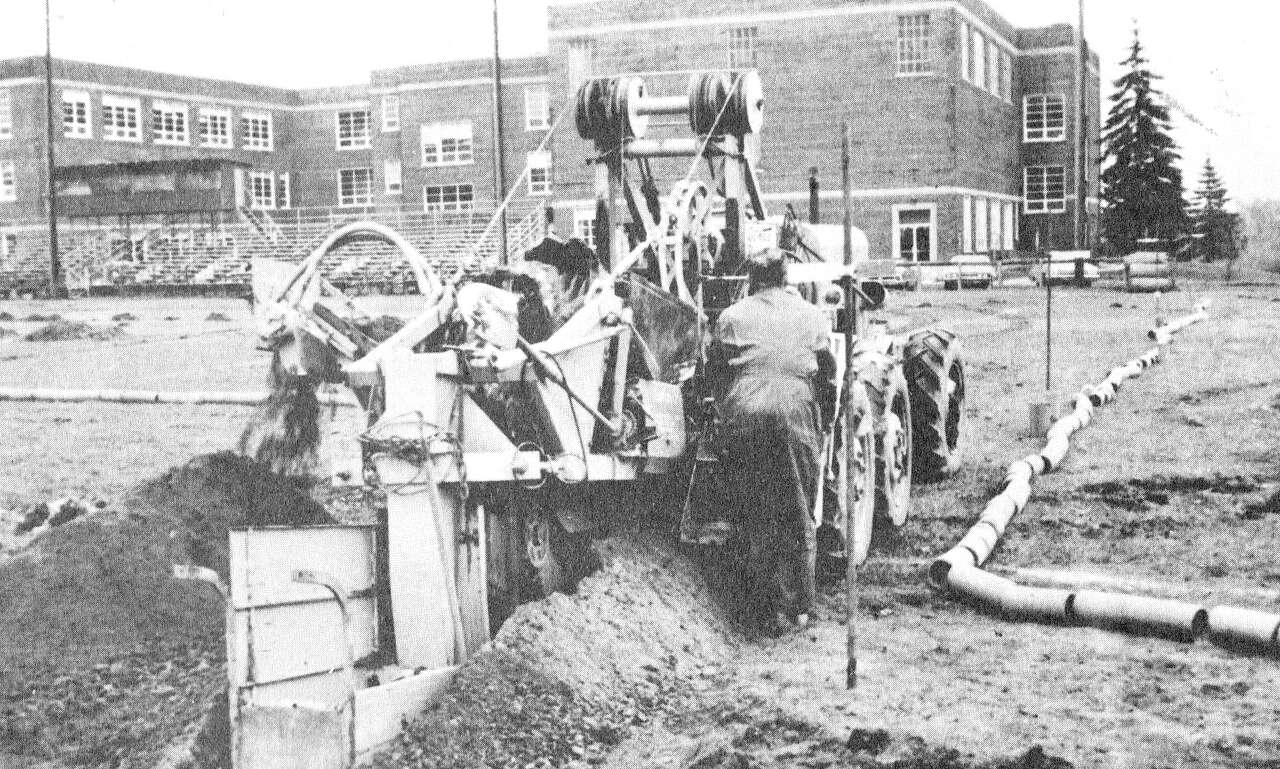 Looking Back for Nov. 17: MHS drainage work nearly finished