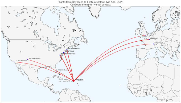 Investigation pinpoints exactly when flights to Epstein’s island peaked