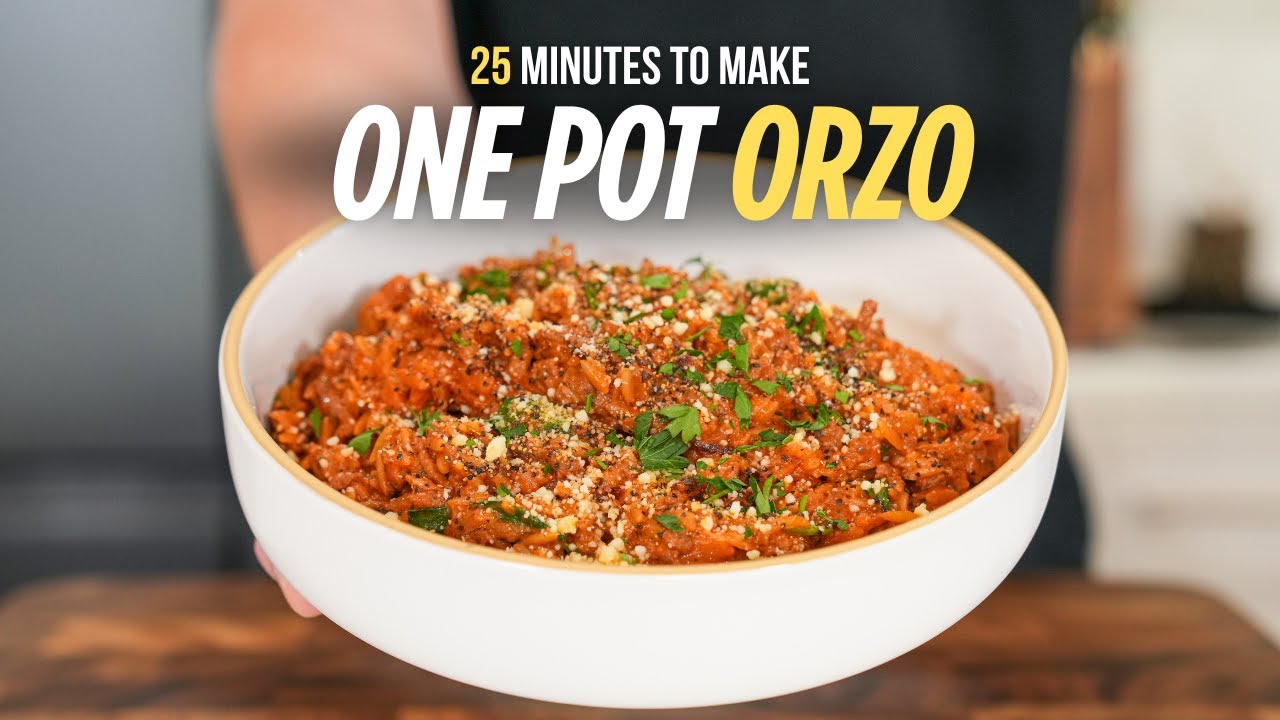 Cheap & Creamy Orzo Recipe - One Pot, Big Flavor