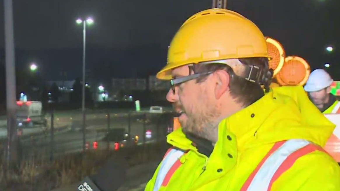 Traffic shift on I-696 in Metro Detroit