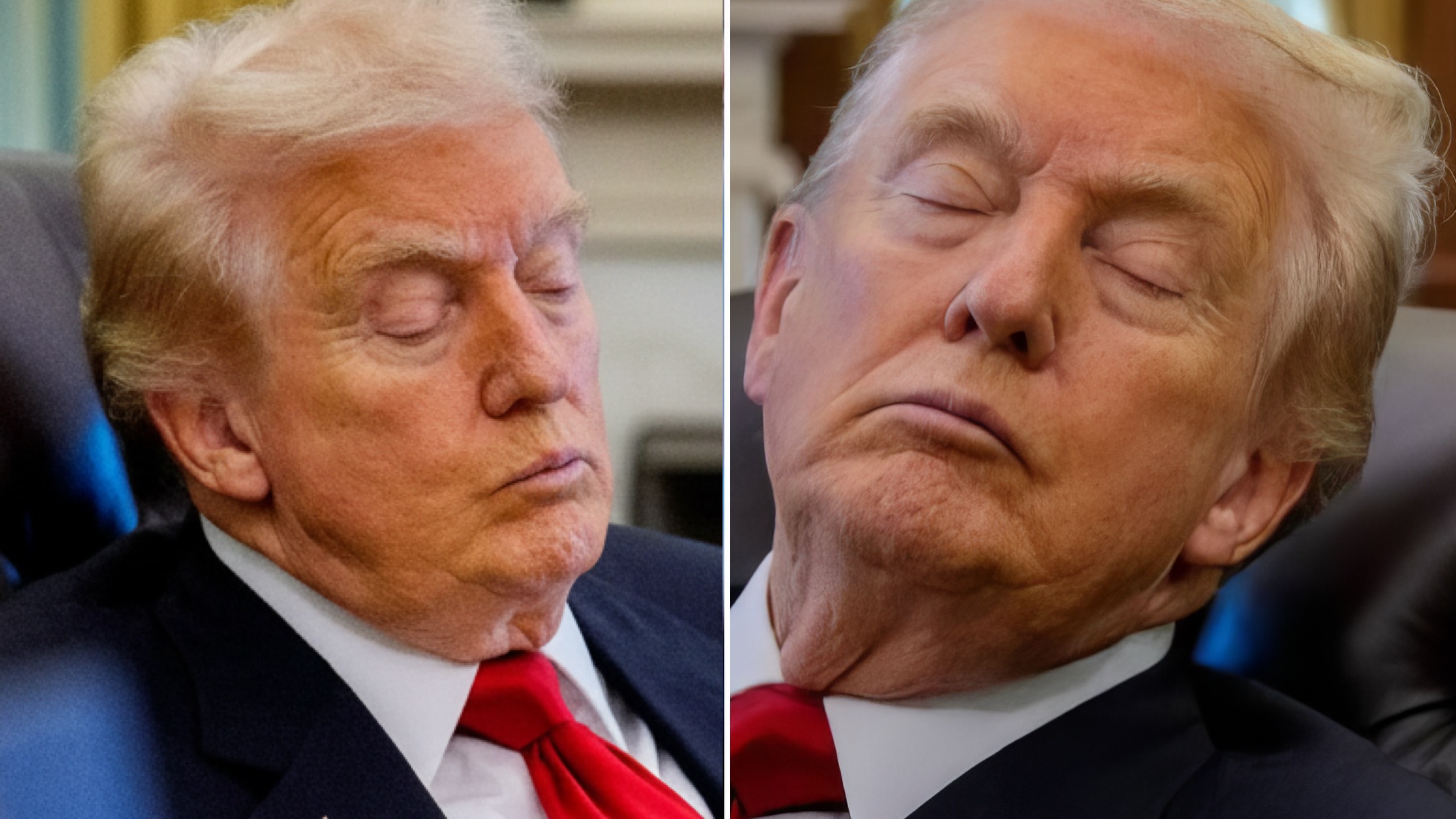 Trump s’endort encore en direct : des images qui alimentent les doutes ...