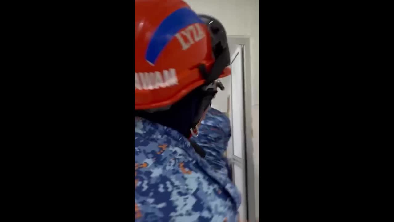 Python crashes through family's bathroom ceiling