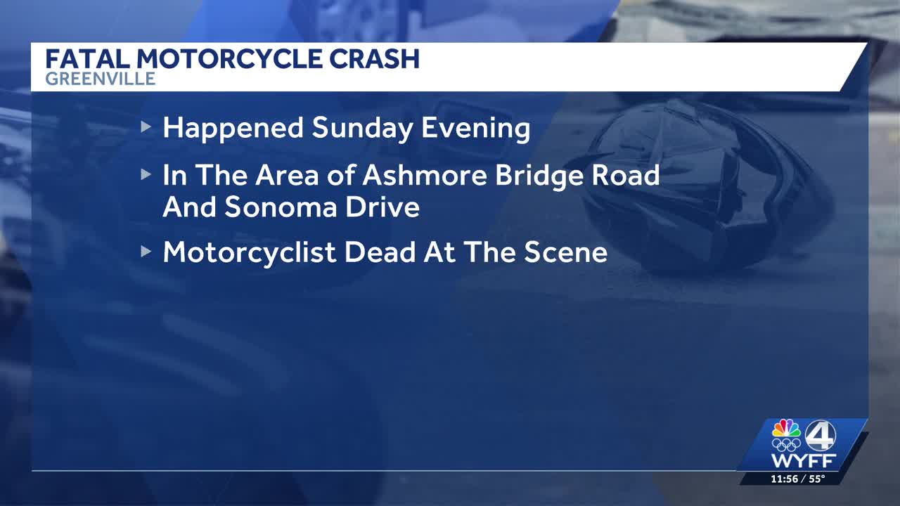 One dead after a motorcycle crash, coroner says