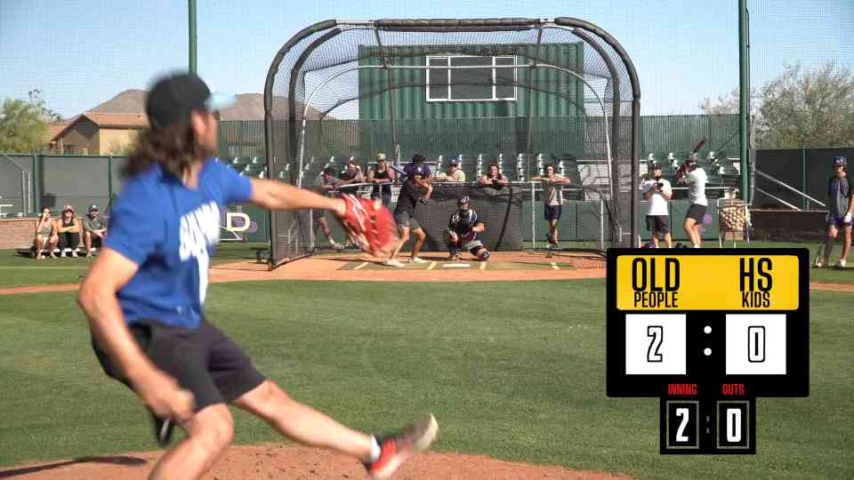 Can 4 Grown Men Beat A High School Baseball Team
