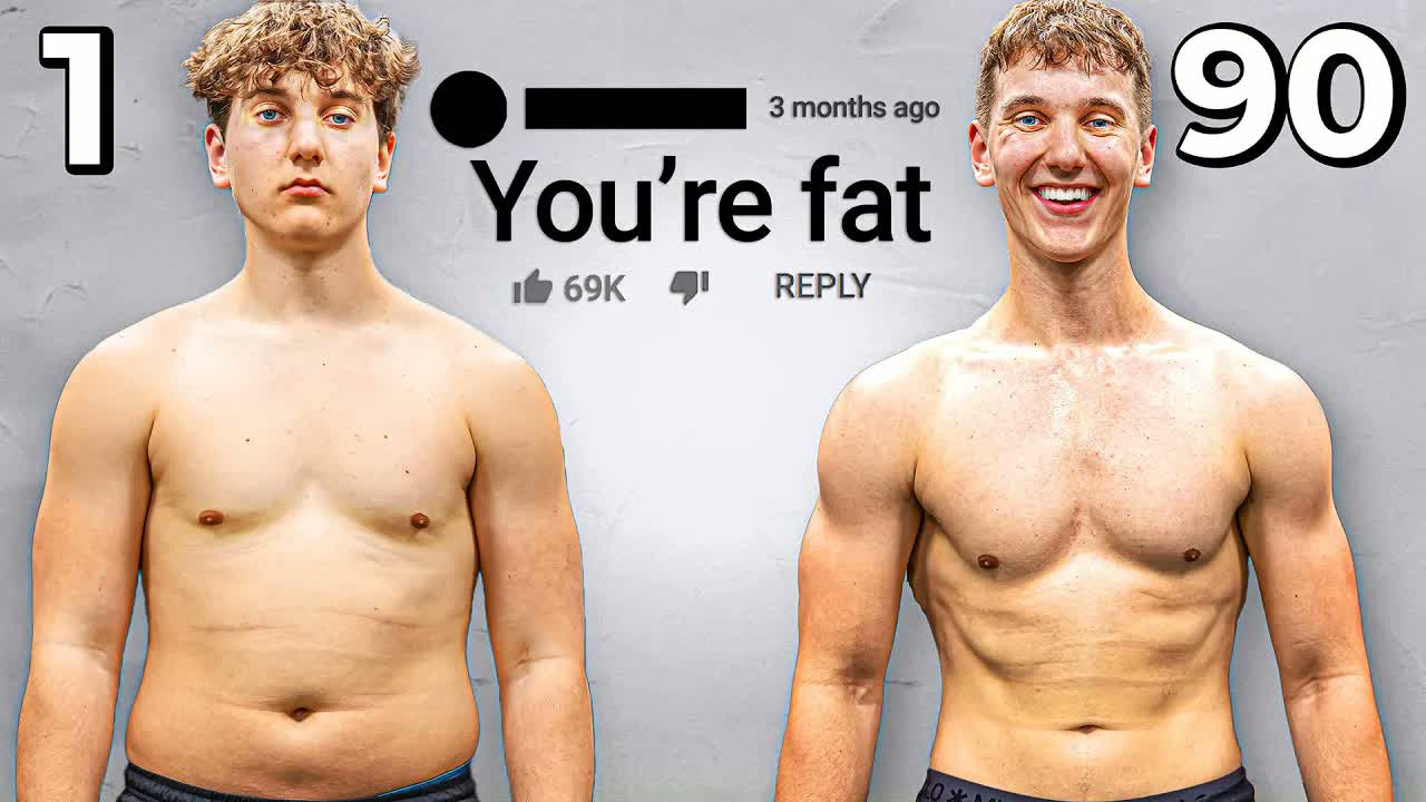 90 Days Body Transformation - From “Fat” to Shredded