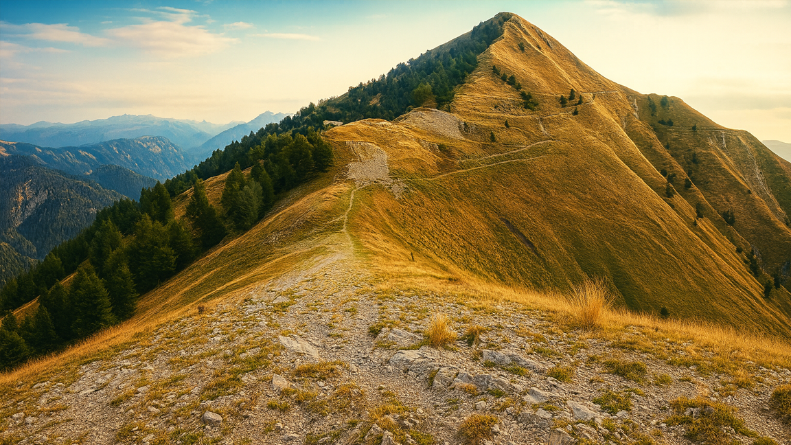 ¿Qué hay más allá de este sendero de montaña?