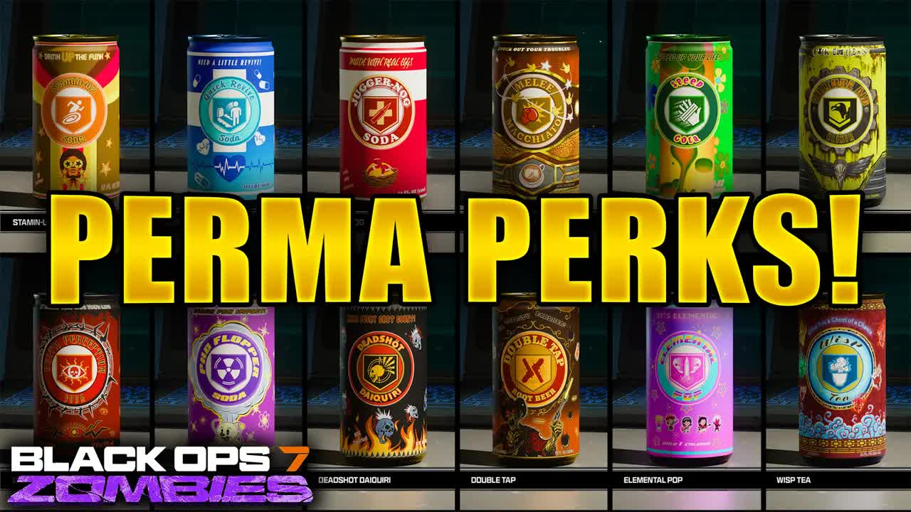 Black Ops 7 zombies how to get permanent perks Easter egg guide! Perma ...