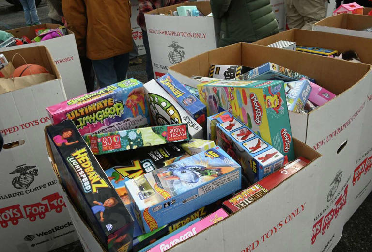 Photos: 12th annual Convoy for Tots delivers toys to SPAC