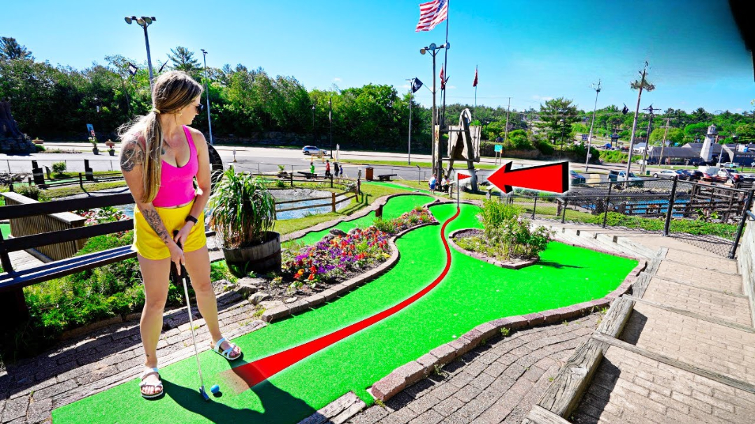 This Mini Golf Course is HUGE!