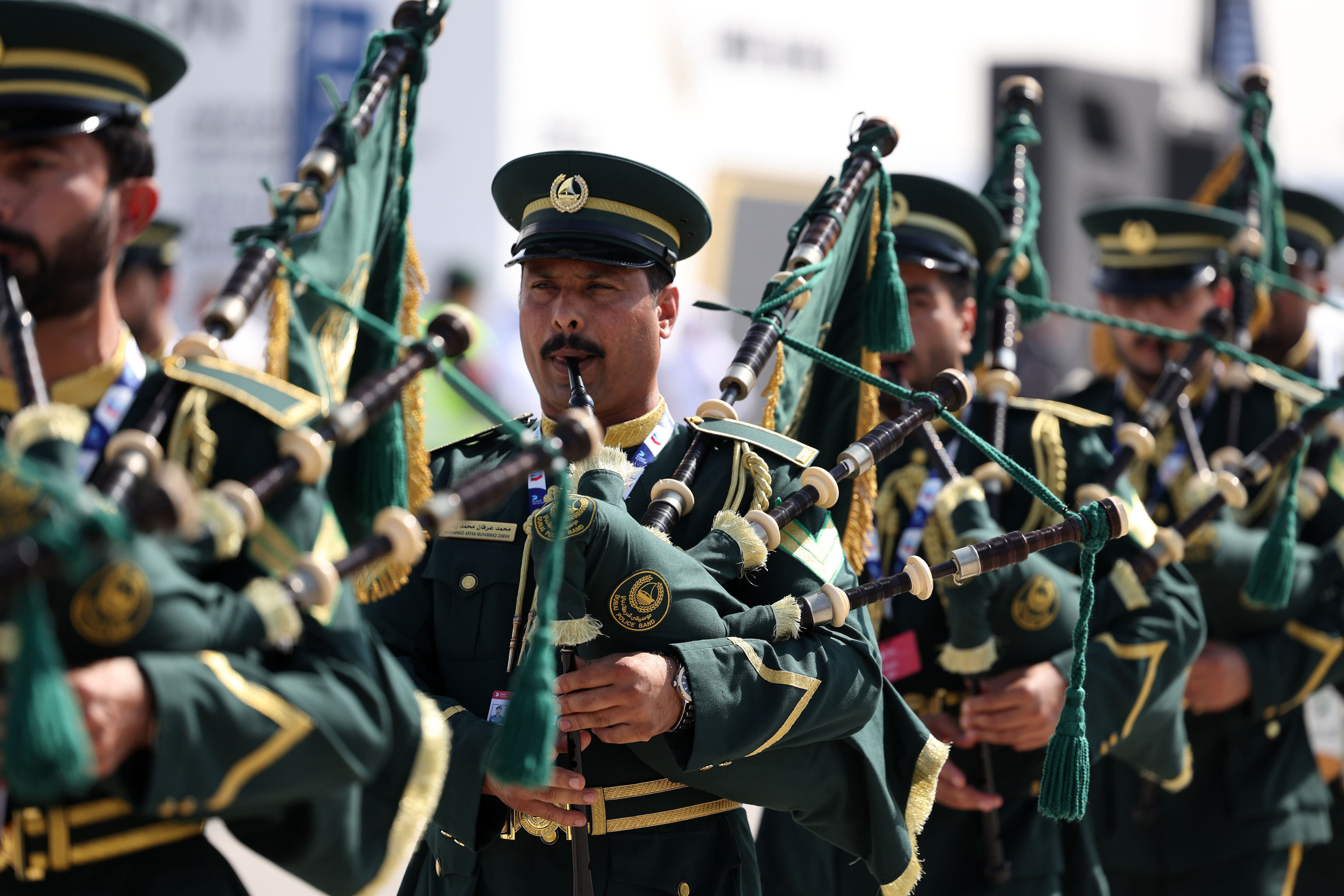 Best photos of November 17: Dubai Police Band perform at the Airshow to ...