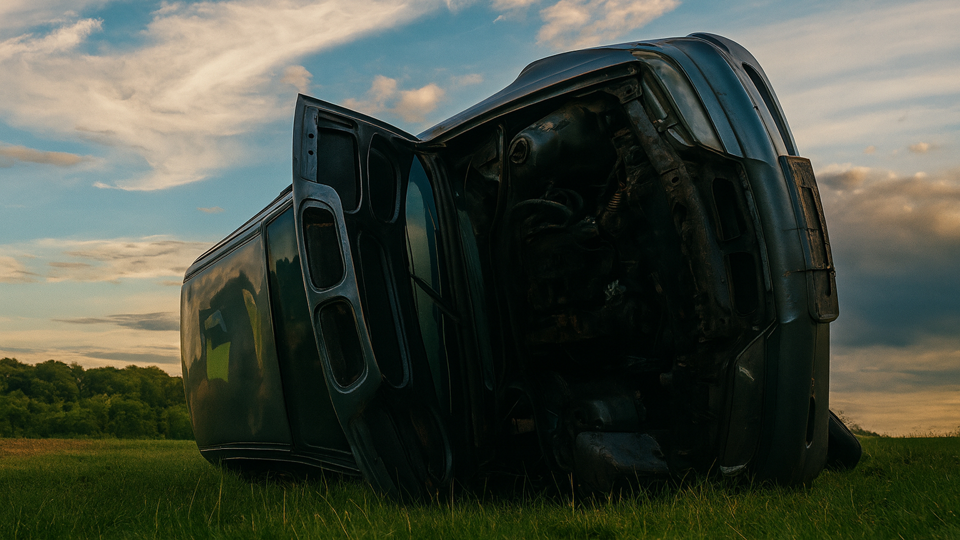 BMW Drift Car Flipped at Mark McCann’s Track