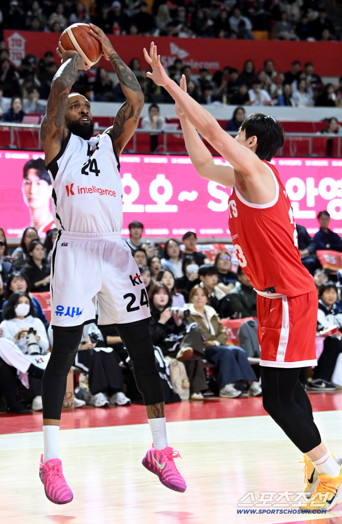 Williams, Kim Hyung-bin jump shot to avoid defense