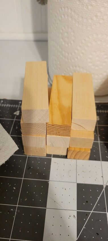 Jenga Block Gingerbread Man Ornament