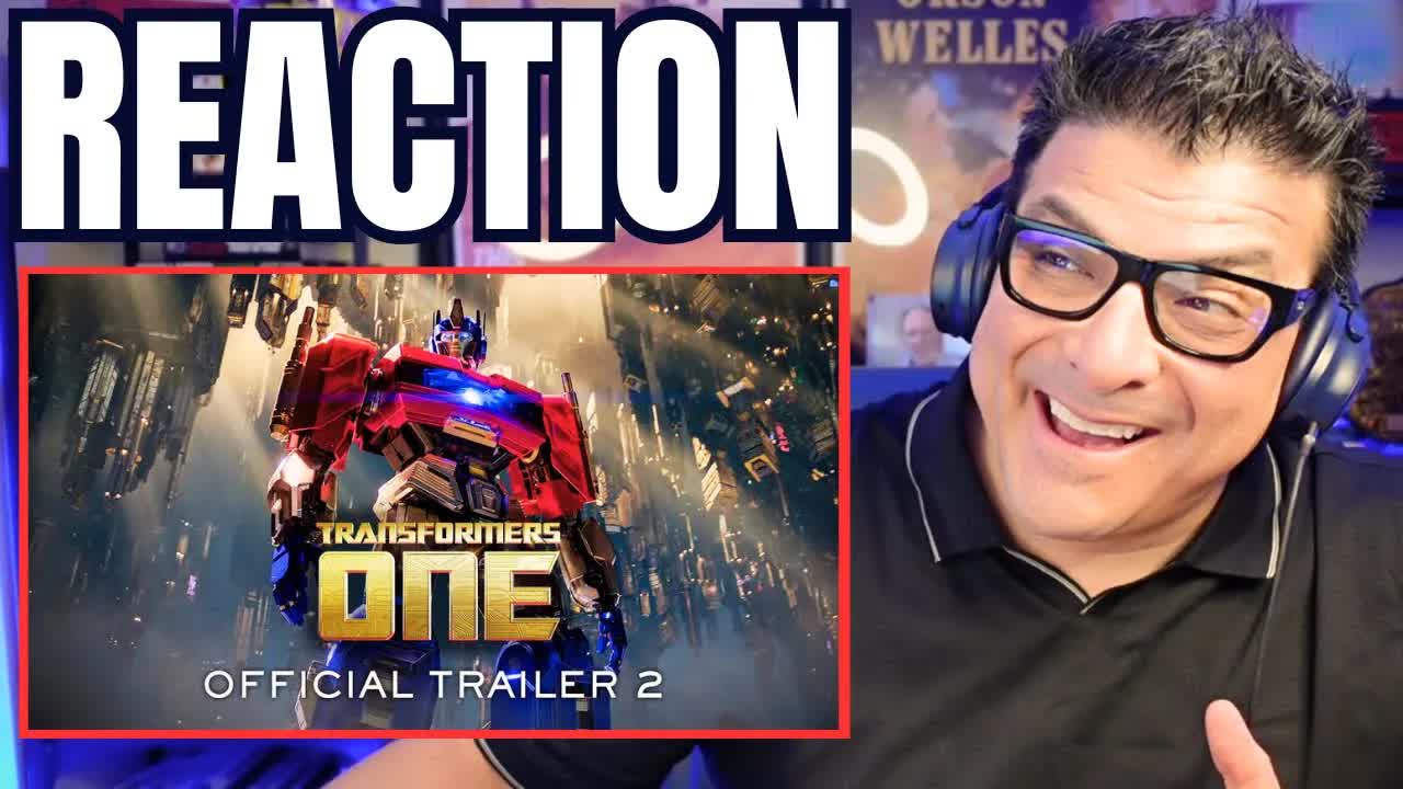 TRANSFORMERS ONE | Trailer 2 REACTION!! | SDCC | Paramount Pictures