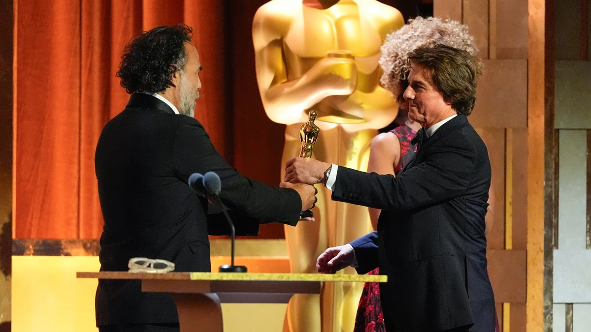 Tom Cruise recibe su primer Oscar "light" y promete defender el cine ...