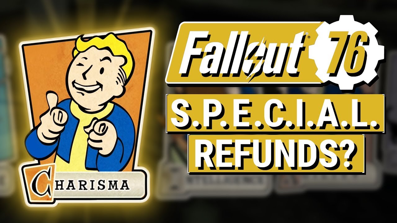 Fallout 76 character respec systems and SPECIAL point management