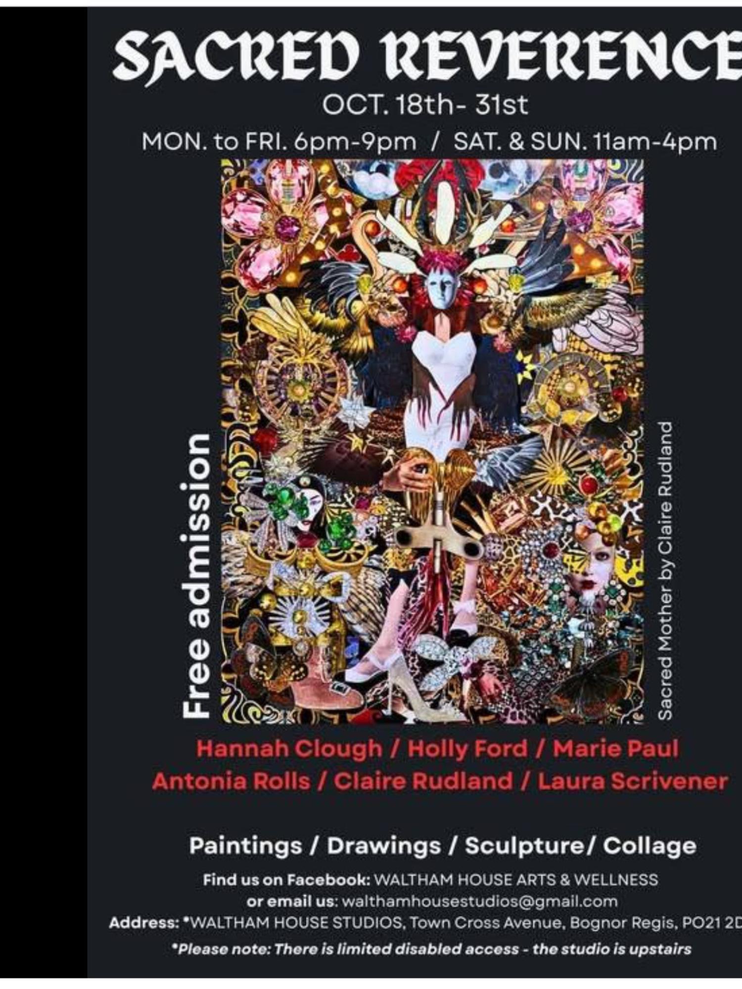 Bognor Regis independent art exhibition 'Sacred Reverence' is still open