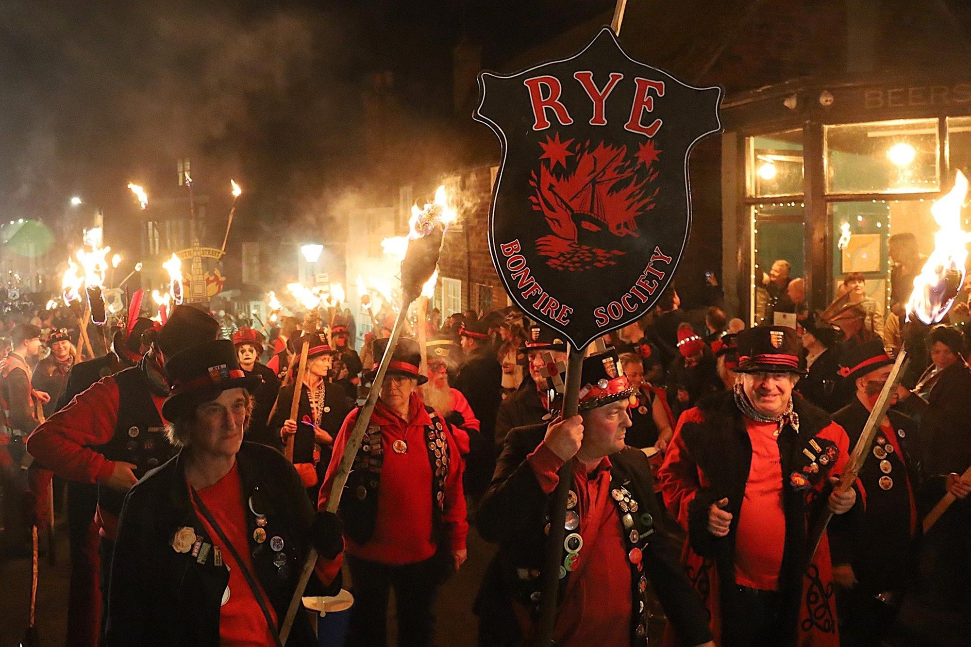In 25 pictures: Rye holds its annual bonfire celebrations with ...