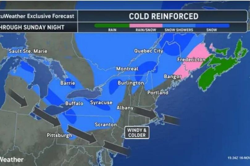 New Jersey weather forecast as state set to be blasted with freezing ...