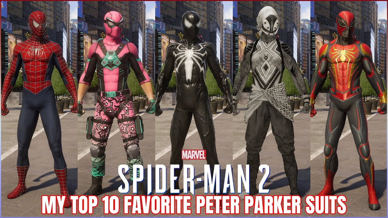 My top 10 Peter Parker suits in Marvel's Spider-Man 2
