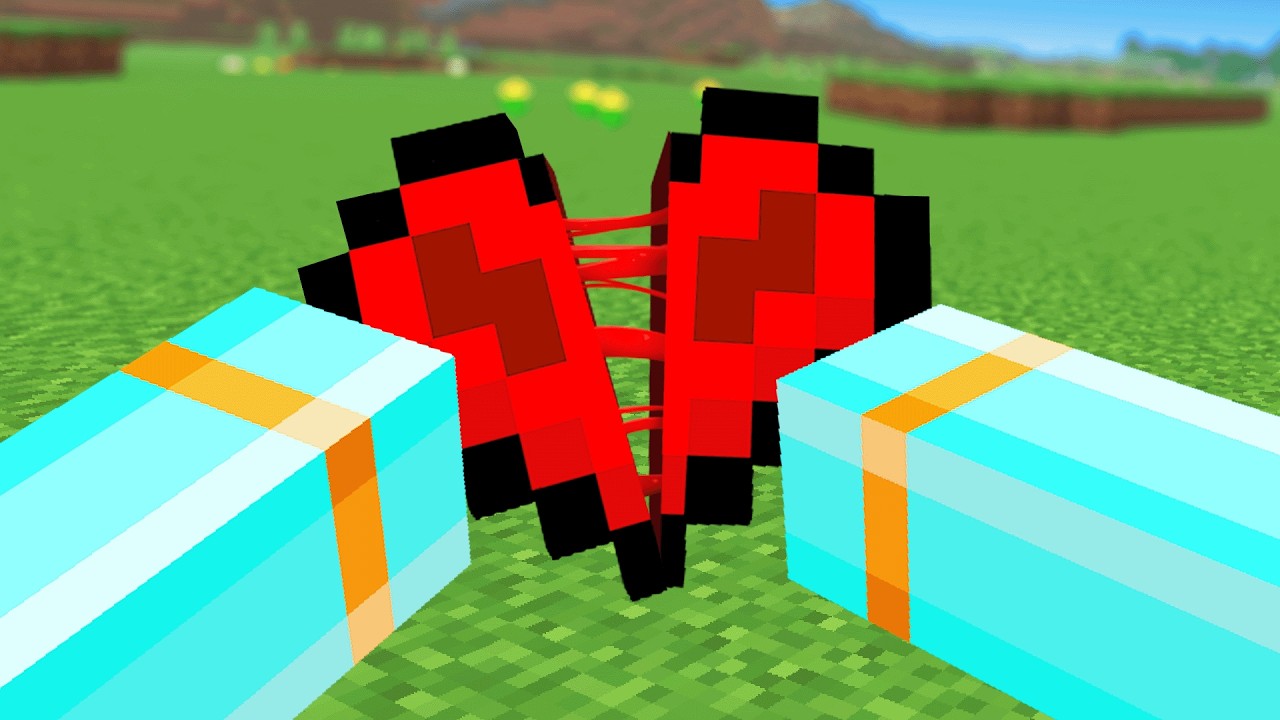 Opening the hearts of Minecraft mobs to find hidden treasures