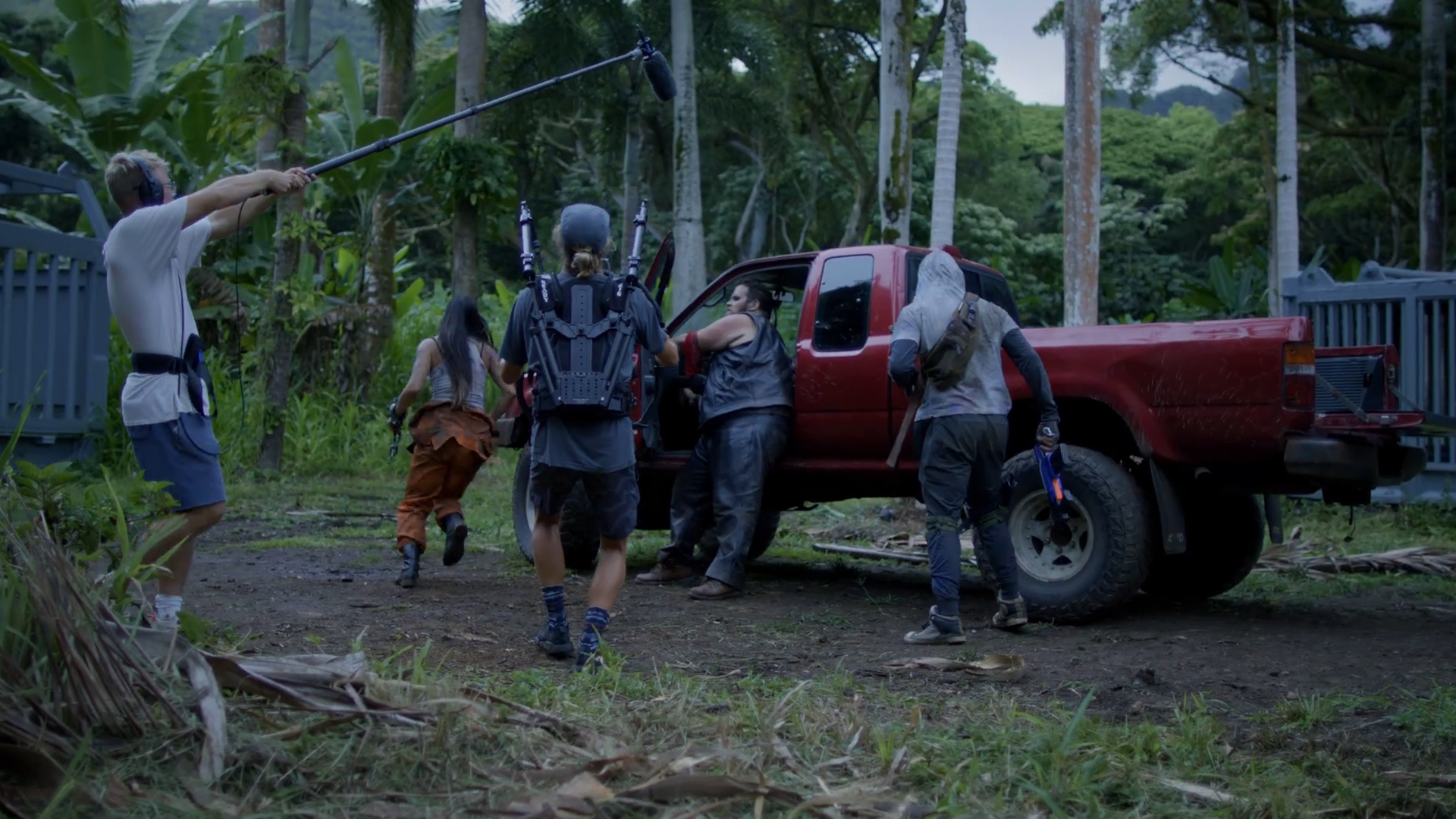Filming Zombies with Parkour