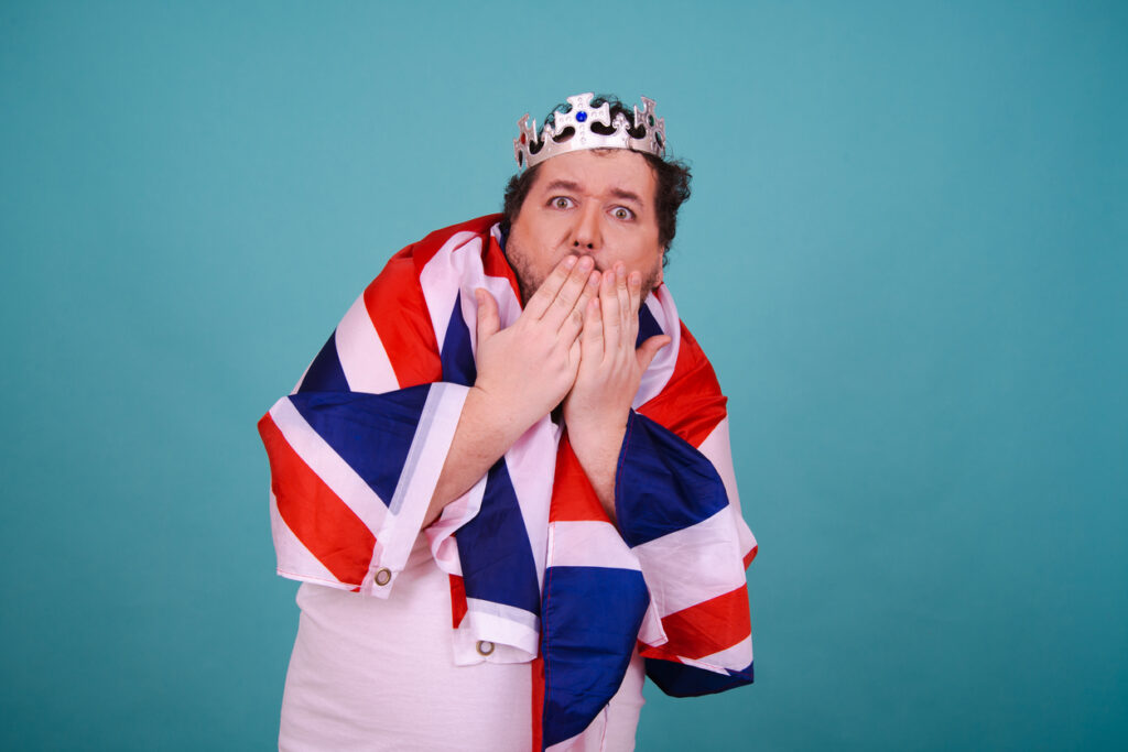 Who was the first person to speak English?