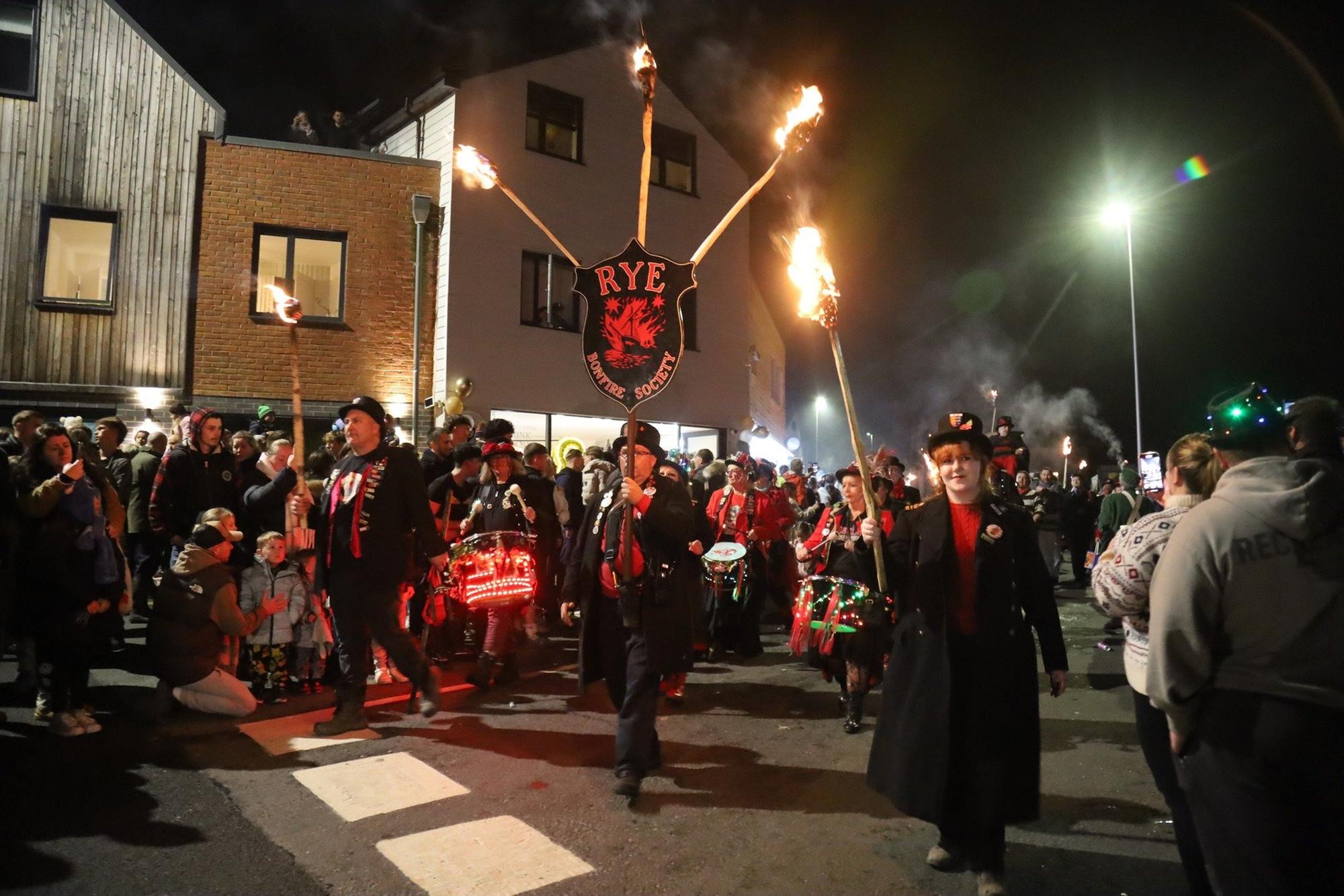 In 25 pictures: Rye holds its annual bonfire celebrations with ...