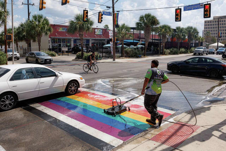Pick this battle: Abbott lacks authority to order erasing rainbow crosswalk