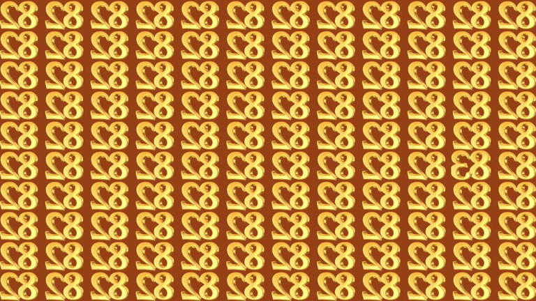Optical illusion: Can you spot the inverted 83 in 8 seconds?