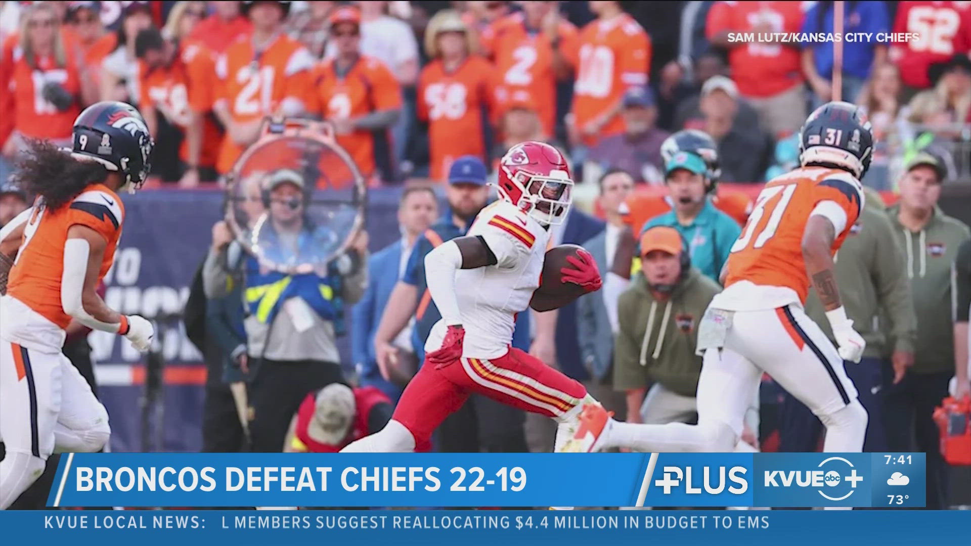 Denver Broncos defeat Kansas City Chiefs in Sunday night game