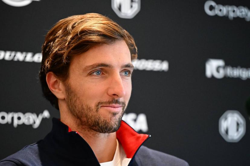 Arthur Rinderknech avant le quart de finale de Coupe Davis contre la ...