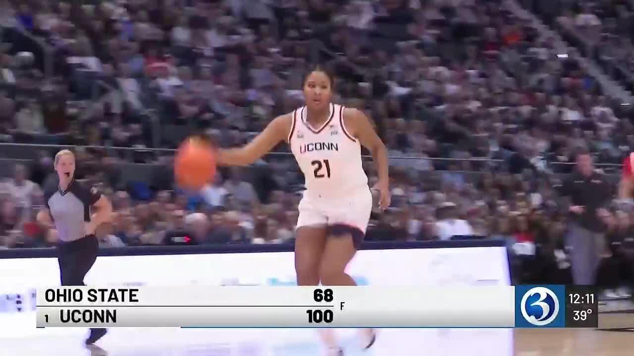 No. 1 UConn remains atop the AP poll following demolition of Ohio State