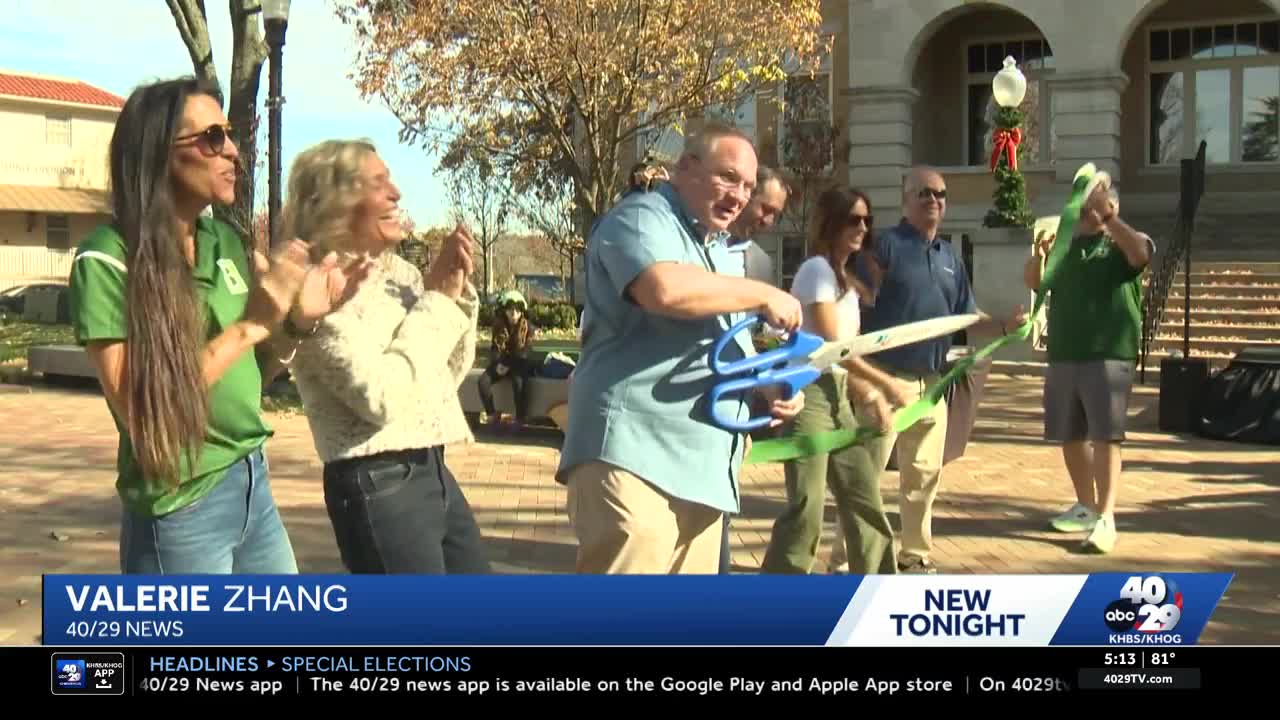 Bentonville officially unveils 'A Street Promenade' in downtown square