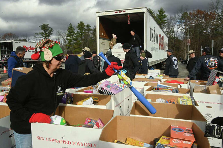 Photos: 12th annual Convoy for Tots delivers toys to SPAC