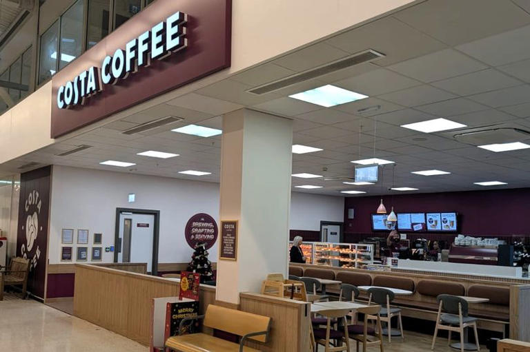 Costa Coffee launches new cafe inside Lincolnshire supermarket