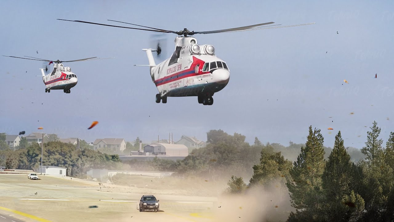 Crazy Operations of World’s Largest Helicopter Ever Built
