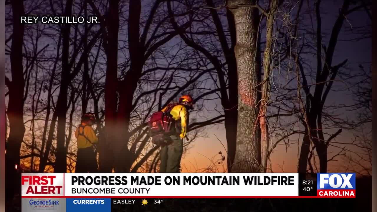 Progress made in western North Carolina wildfires