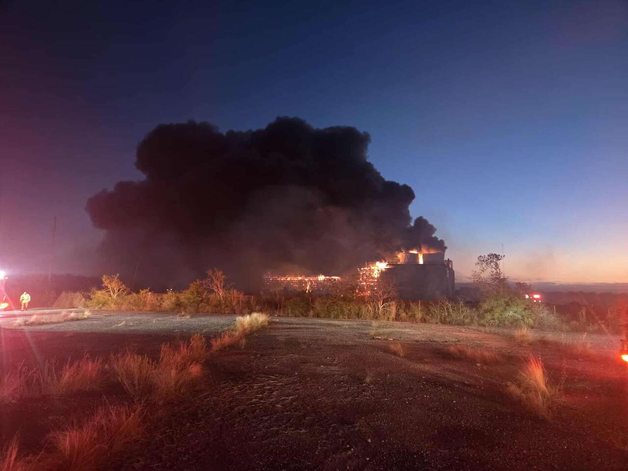 No 'significant' air quality issues after Bacliff power plant fire Sunday