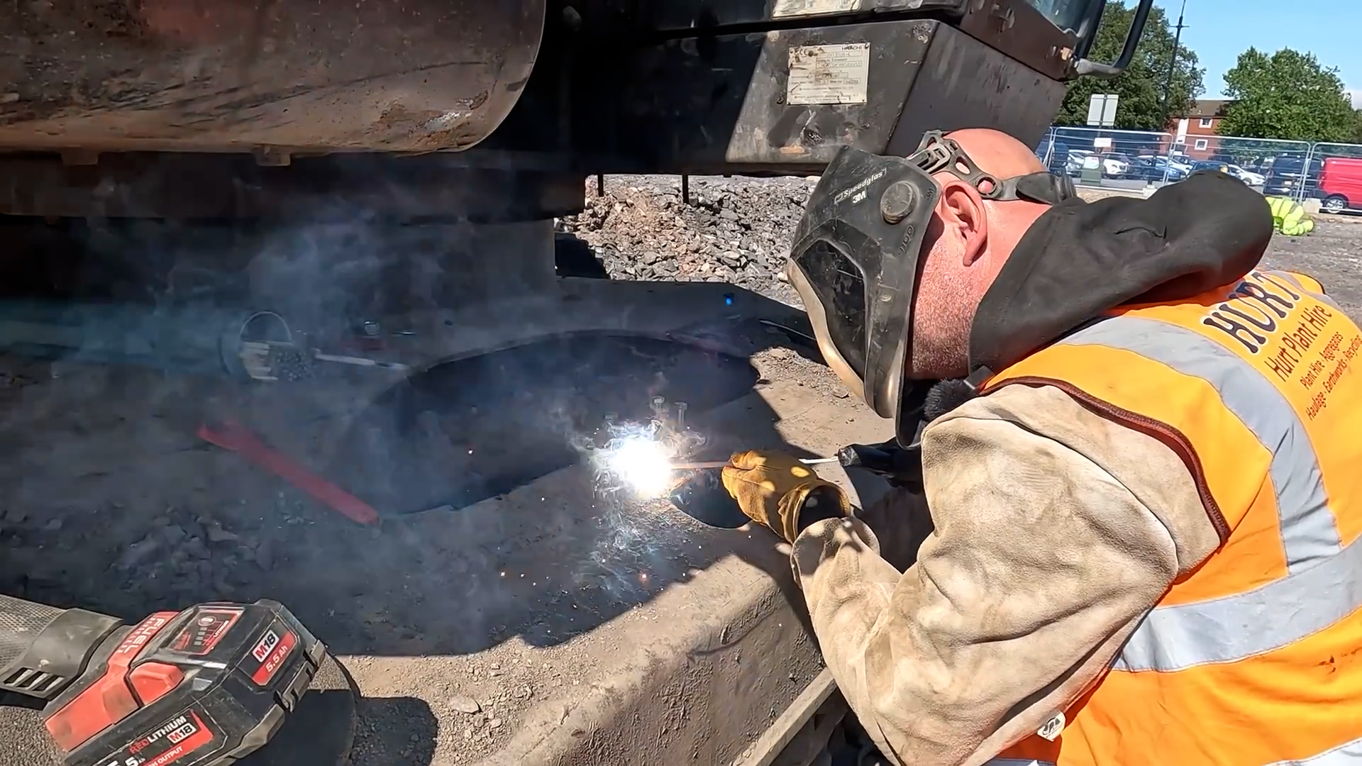 Stick Welding Training On Site