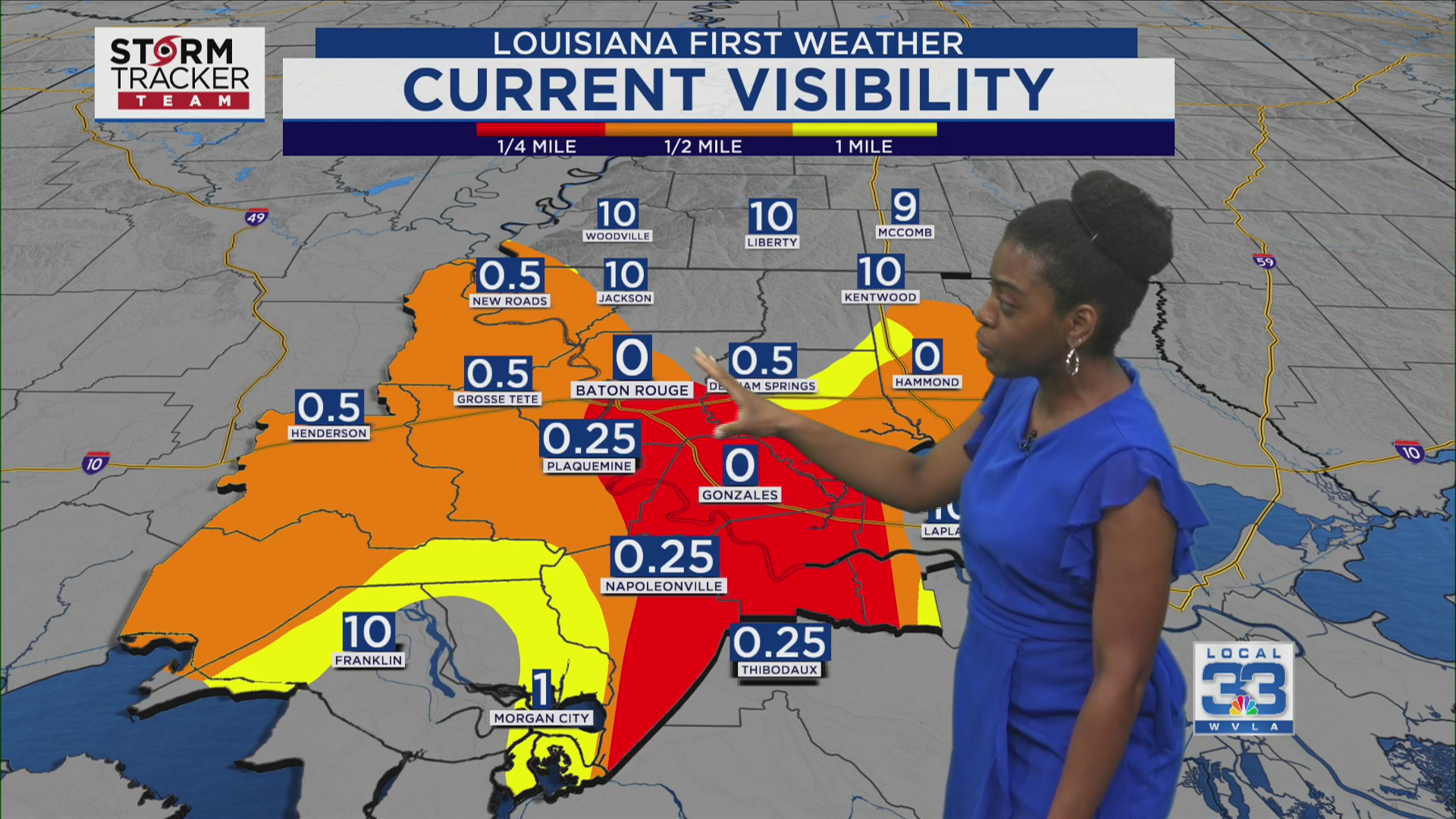 Monday Morning Forecast for Baton Rouge 11-17-25: AM Widespread Dense ...