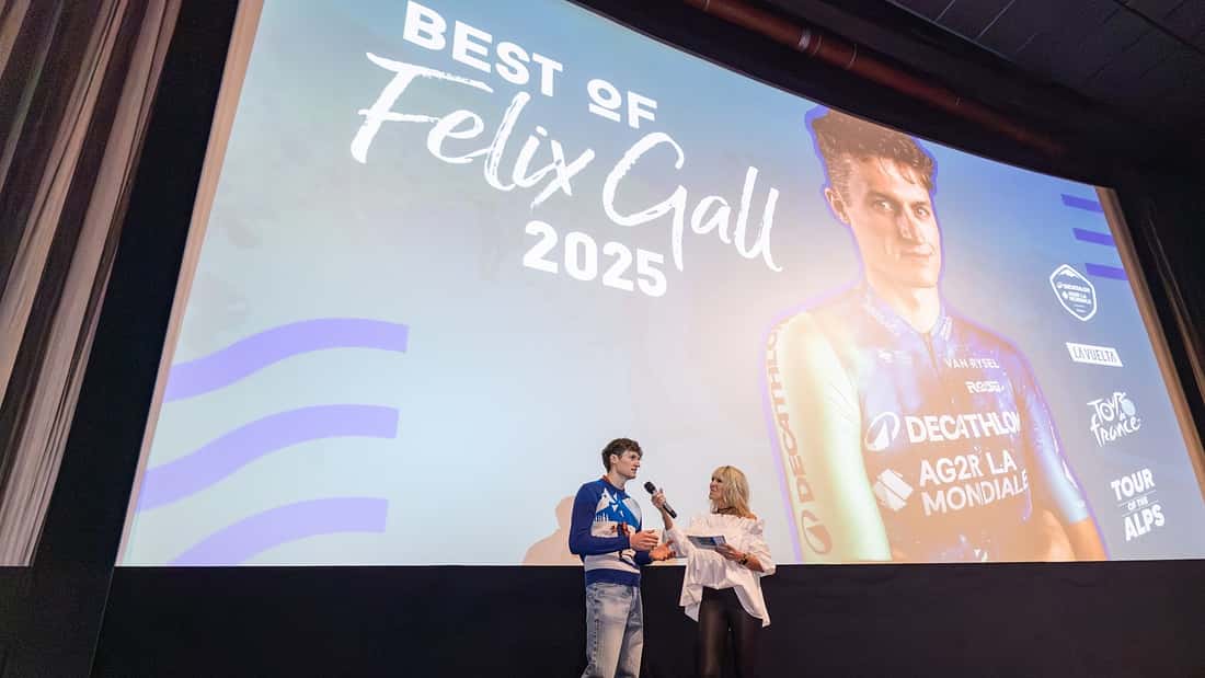 Radsportvideo: Best of Felix Gall 2025: Zusammenschnitt feiert Felix ...