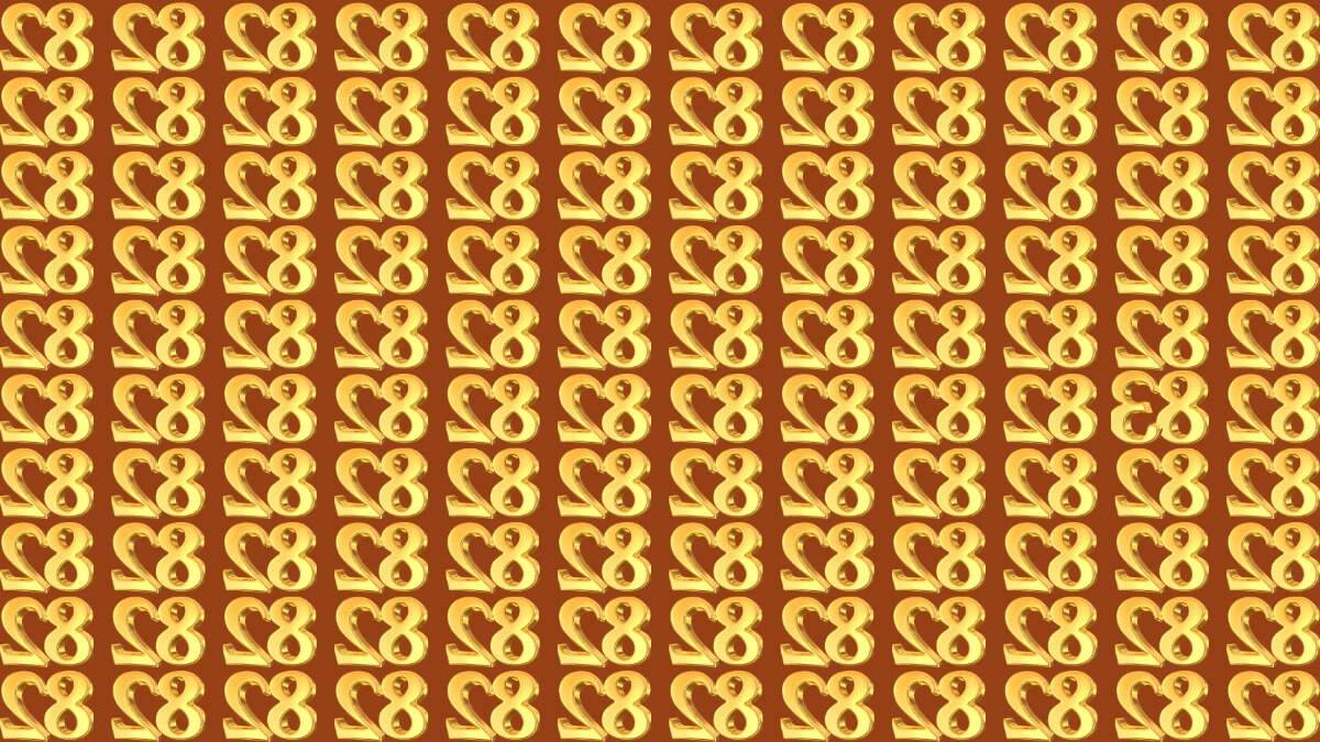 Optical illusion: Can you spot the inverted 83 in 8 seconds?
