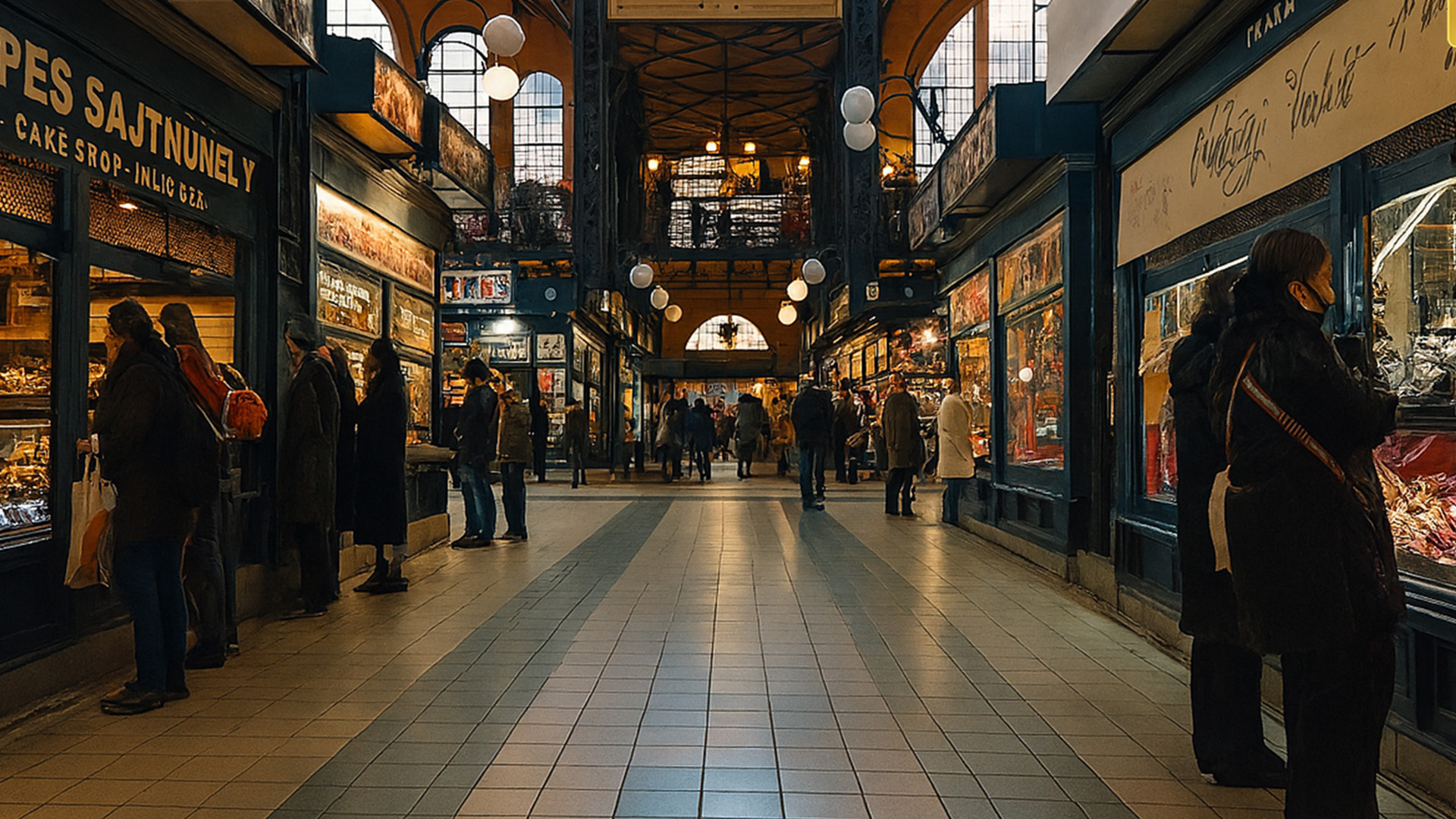 Exploring a Traditional Food Market in Budapest