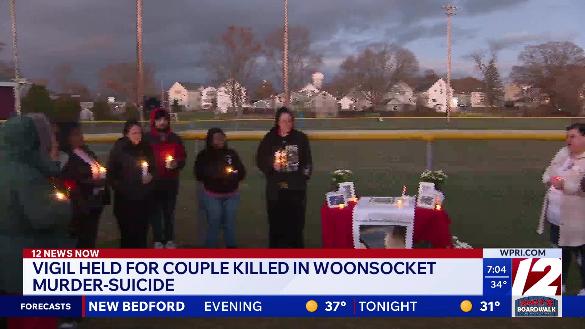 Vigil held for couple killed in Woonsocket murder-suicide
