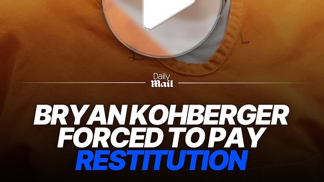 Bryan Kohberger forced to pay restitution