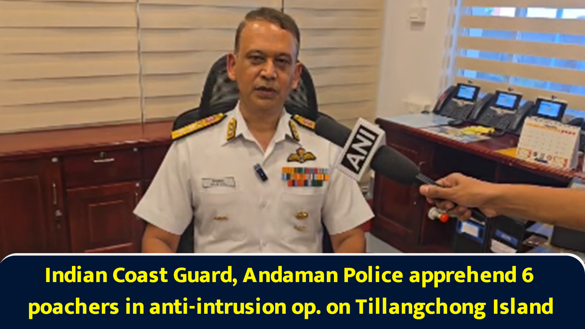 Indian Coast Guard, Andaman Police apprehend 6 poachers in anti ...