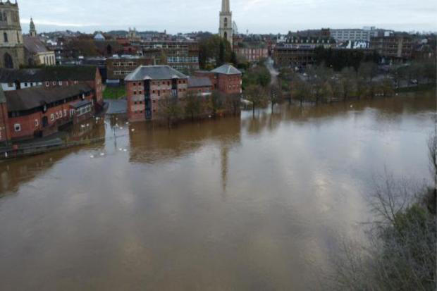 Flooding alerts continue in Worcester as Storm Claudia's effects ...