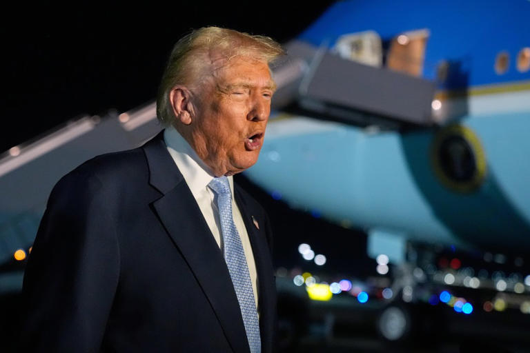 Trump blasts reporter who interrupted him during press gaggle: ‘You are ...
