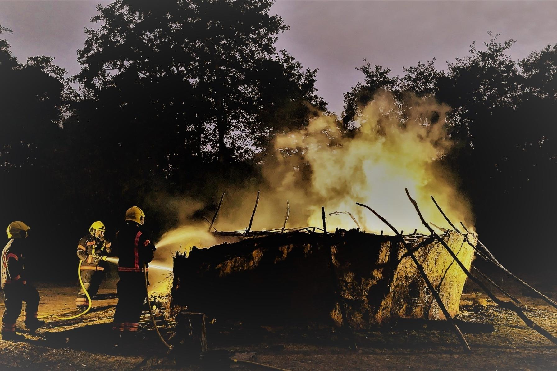 Hopes new roundhouse at Peterborough's Flag Fen burnt down by vandals ...